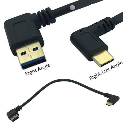 Am05 Type C Side Bending Laptop Data Cable 3 1 Typ Grandado