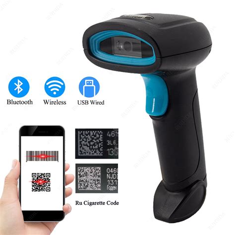 Qr Code Scanner Wired Bar Reader Bluetooth 2d Scanner Wireless Handheld