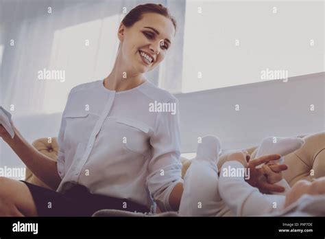 Beautiful Aunt Enjoying Time While Visiting Her Favorite Lovely Niece