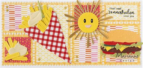 Marianne Design Craftables Layout Stamps Slimline CR1658 Paperpads Nl