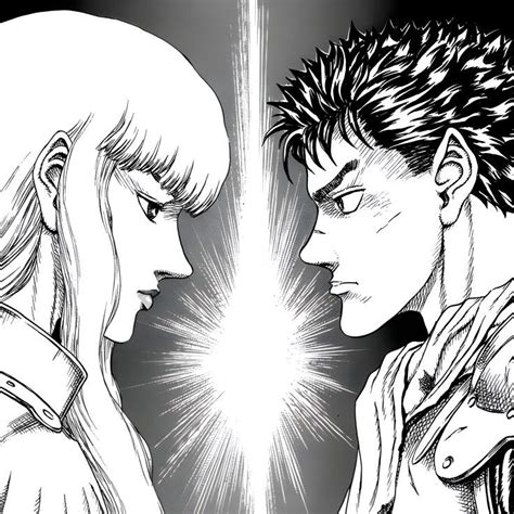 Griffith X Guts Berserk Manga Manga Comics