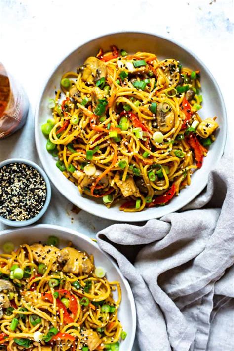 Instant Pot Chicken Lo Mein Quick Easy Eating Instantly