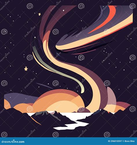 Abstract Vector Illustration In The Style Of A Flat Design On The Theme