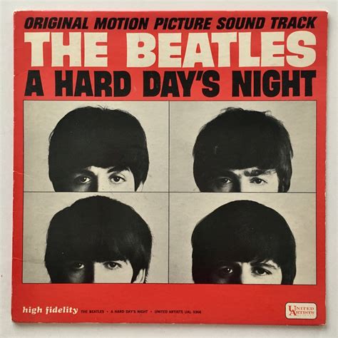 The Beatles A Hard Days Night Soundtrack Lp Vinyl Record Album