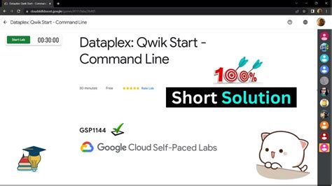 Dataplex Qwik Start Command Line Gsp1144 Solution Youtube