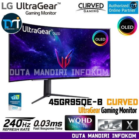 Promo LG UltraGear GR QE B Curved OLED WQHD Hz Ms Monitor Cicil X Jakarta