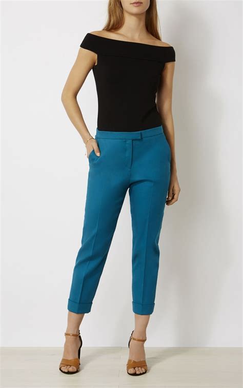 Укороченные брюки с подворотом | Trousers women, Clothes, Women