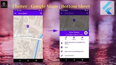 Flutter Tutorial Flutter GoogleMaps And BottomSheet Tutorial
