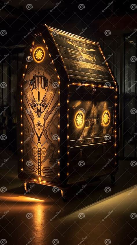 Coffin Code Design Necropolis Stock Illustration Illustration Of