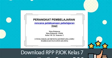 Download Rpp Pjok Kelas Kurtilas Format Doc Biologizone