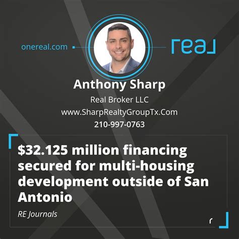 Anthony Sharp On Linkedin 32 125 Million Financing Secured For Multi Housing Development