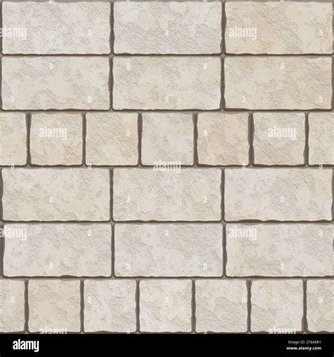 Seamless Background Of Beige Bricks Seamless Old Sandstone Brick Wall Background Texture