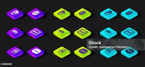 디지털 도어 잠금 장치 보안 카메라 물 센서 온도 조절기 지문 및 아이콘을 설정합니다 벡터 3차원 형태에 대한 스톡 벡터 아트 및 기타 이미지 Istock