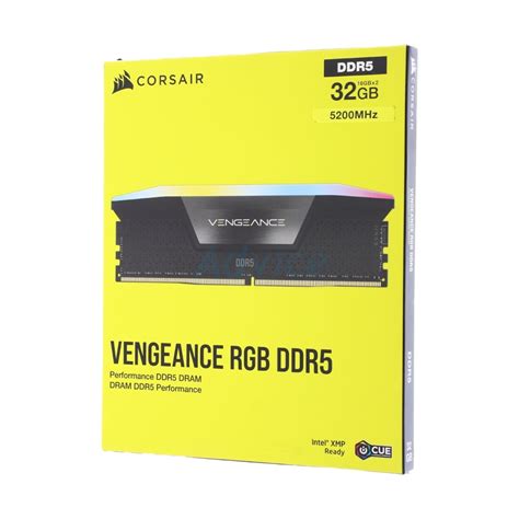 Ram Ddr55200 32gb 16gbx2 Corsair Vengeance Rgb Black