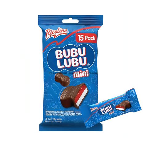 Bubu Lubu Bulk Mexican Candy Bar Chocolate Marshmallow And Strawberry