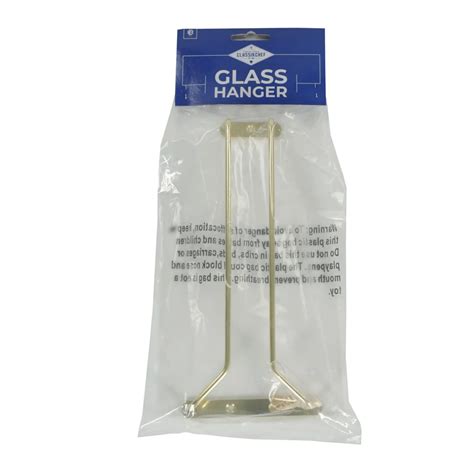 Kh Glass Hanger Brass Plated
