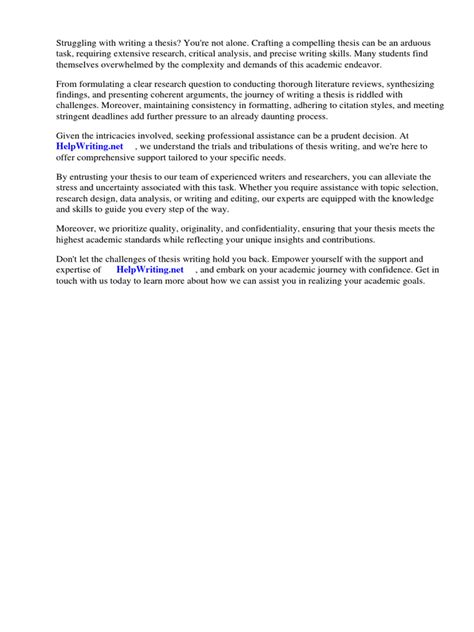 Thesis Biography Sample Pdf Essays Biography