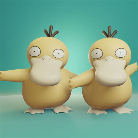 Pokemon Psyduck Con 2 Poses Diferentes Edream Makers