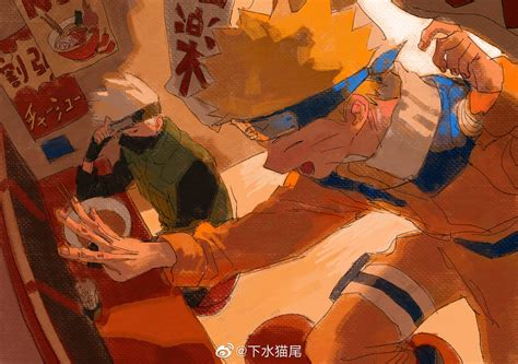 Uzumaki Naruto And Hatake Kakashi Naruto Drawn By Myyykco Danbooru