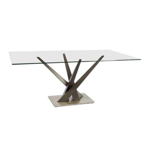 Elite Modern Crystal Rectangle Table Dōma Home Furnishings