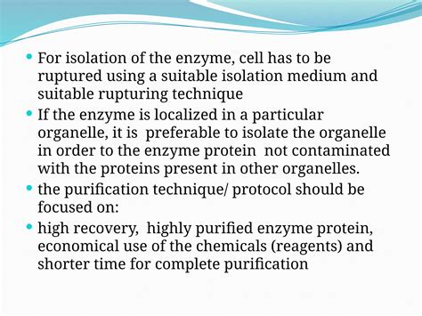 Enzyme 10 Enzyme Isolation And Purificatinpptx