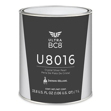 U8016lh Crystal Silver Pearl Sherwin Williams Ultra Bc8 1 Litro