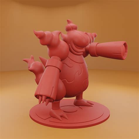 Stl File Pokemon No 126 240 467 Magmar Magby Magmortar 🐉 ・3d