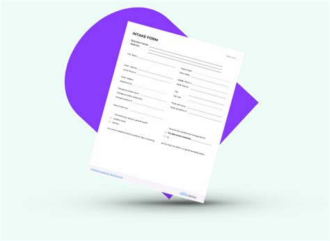 Intake Form Template Clinicsense