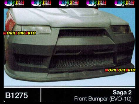 B1275 Proton Iswara Fiber Front Bumper EVO 10 Body Kit Bodykit Lazada