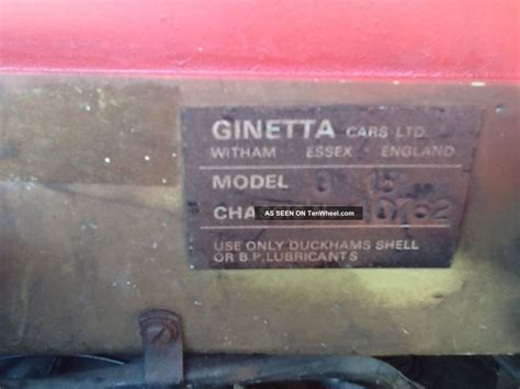 1973 Ginetta G15 Classic British Sports Car Runs And Complete Us