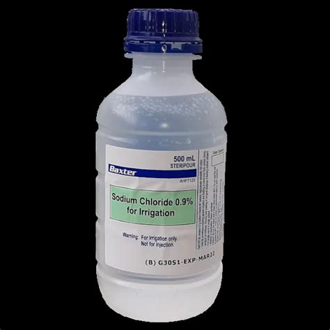 Saline Bottle Of 500ml Rifft Safety