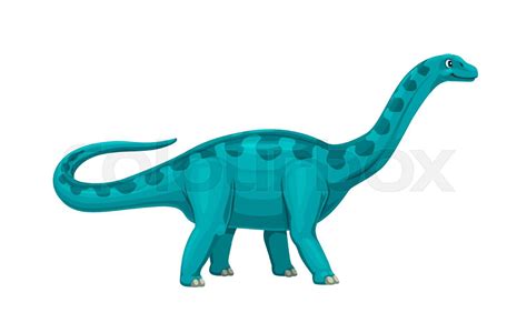 Cartoon Datousaurus Dinosaur Character Of Prehistoric Forest Colourbox