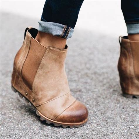 Women Slip On Wedge Boots Lulunami