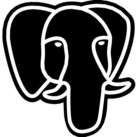 Postgresql Vector SVG Icon SVG Repo