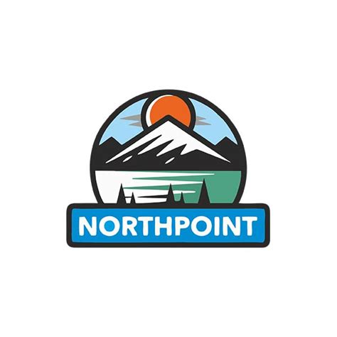 North Point Sticker Perfect For Adventure And Travel Lovers