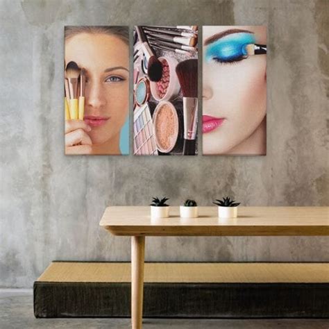 Conjunto 3 Quadros Decorativos Para Salão De Beleza Madeiramadeira