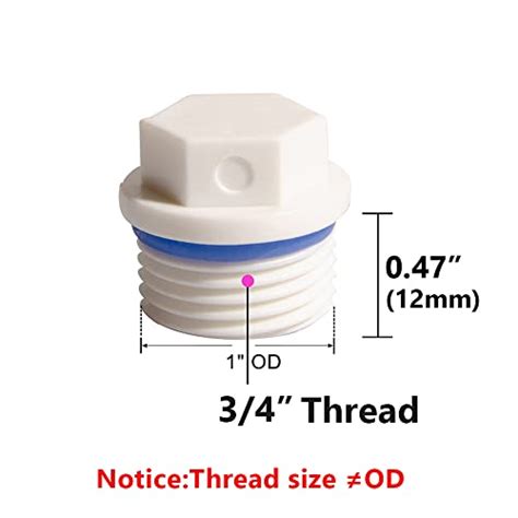 Snapklik Feelers Pt Outer Hex Male Threaded Ppr Pipe Plug End Cap Garden Hose Water