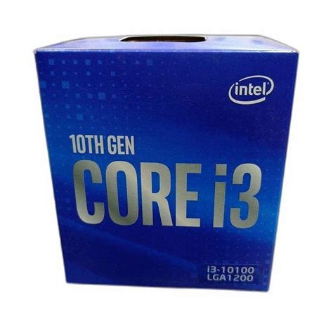 Golden Intel I3 10100 10th Gen Computer Processor At ₹ 9600piece In