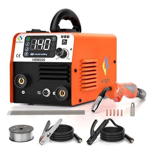 Hitbox 140a Mig Welder 110v Flux Core Welder Stick Arc Desertcart