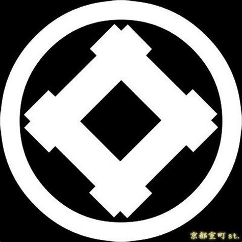 京都室町st ポスト投函配送家紋シール 着物用 貼り付け家紋 6枚入り丸に隅立井筒 KOM139 七五三着物 浴衣の京都室町st