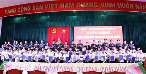Tuyên dương 48 thí sinh trúng tuyển vào các trường quân đội năm 2023