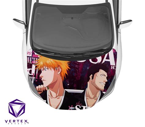 Bleach Ichigo Isshin Anime Hood Wrap Weatherproof Vinyl Decal 50x60