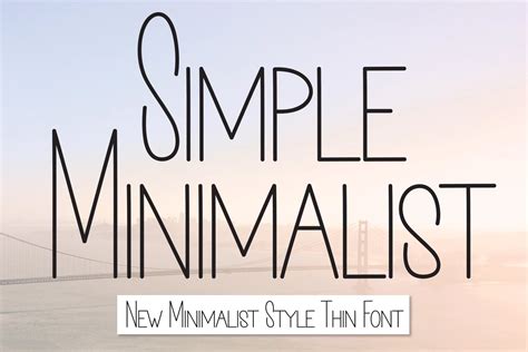Simple Minimalist Regular Premium Font