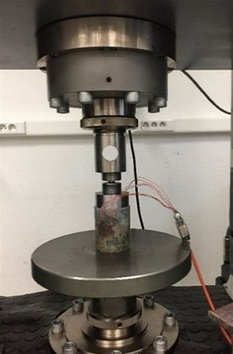 The Experimental Apparatus For Uniaxial Test Download Scientific Diagram