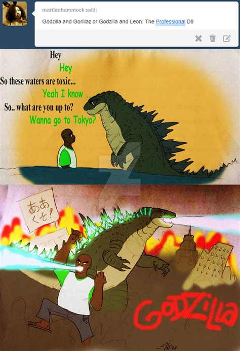 Godzilla Gorillaz By Roflo Felorez On Deviantart