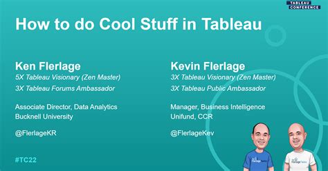 Tc22 How To Do Cool Stuff In Tableau The Flerlage Twins Analytics