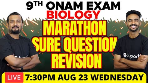 Class 9 Onam Exam Biology Marathon Sure Question Revision Eduport