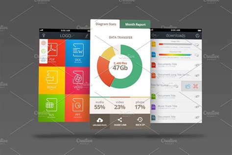 Mobile App Mock Ups Mobile App App Mockup