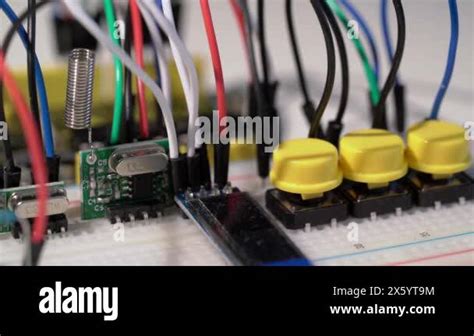 Breadboard Prototyping With Microcontroller Arduino Components And Wire