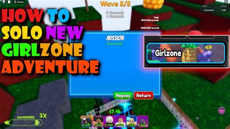[astd] How To Solo Beat The New Girlzone Adventure Youtube